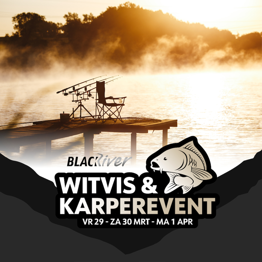 Witvis- & Karper Event bij Black River in Hasselt tijdens het ...
